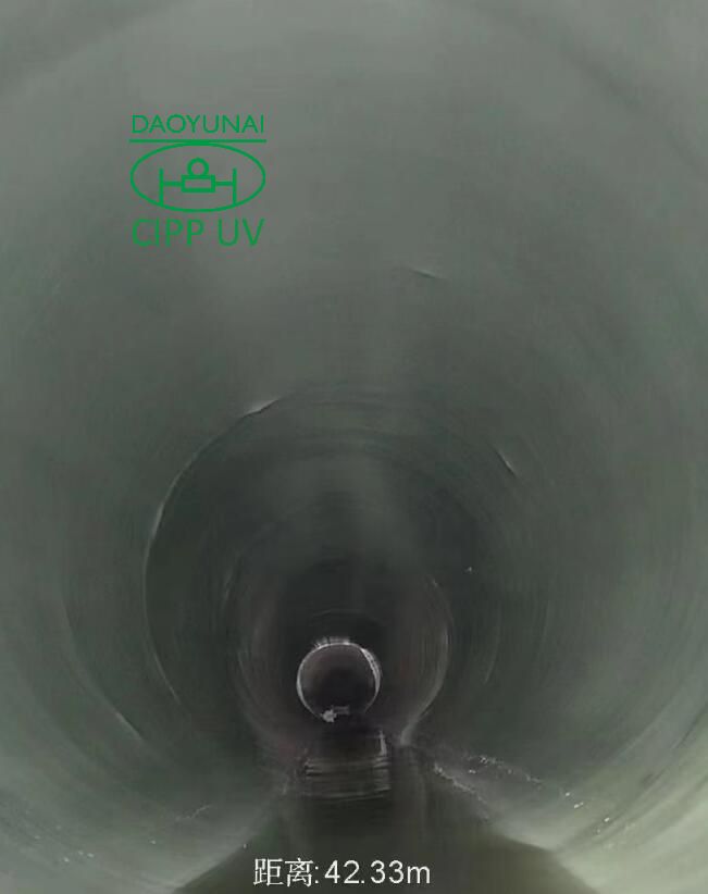 Sewer Trenchless Rehab CIPP UV Liner DN1650 Diameter Underground Municipal